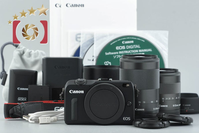 【中古】Canon キヤノン EOS M2 ダブルズームキット ブラック – Five Star Camera | ファイブスターカメラ
