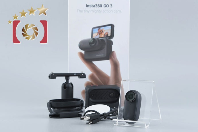 【中古】Arashi Vision 嵐ビジョン Insta360 GO 3 ブラック 360度アクションカメラ 元箱付き – Five ...