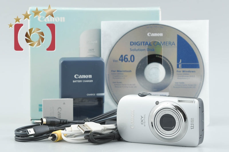 【中古】Canon キヤノン IXY Digital 510 IS シルバー コンパクトデジタルカメラ 元箱付き – Five Star ...
