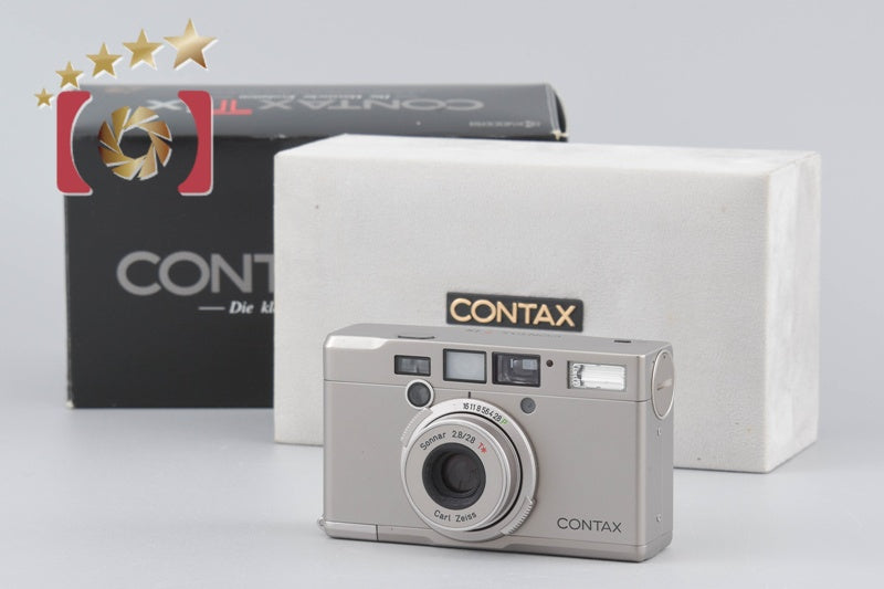 【中古】CONTAX コンタックス Tix シルバー コンパクトフィルムカメラ 元箱付き – Five Star Camera | ファイブ ...