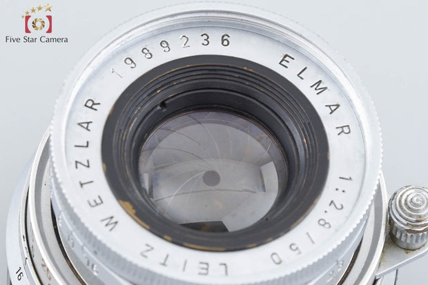 [Used] Leica Elmar 50mm f/2.8 Leica M-mount – Five Star Camera | ファイブスターカメラ