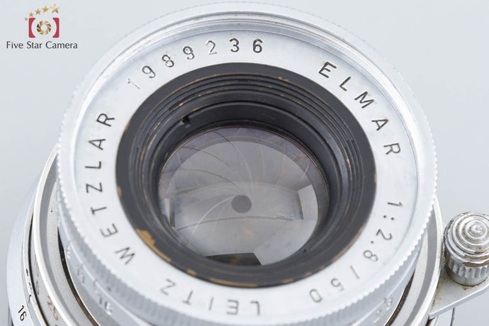 [Used] Leica Elmar 50mm f/2.8 Leica M-mount – Five Star Camera | ファイブスターカメラ